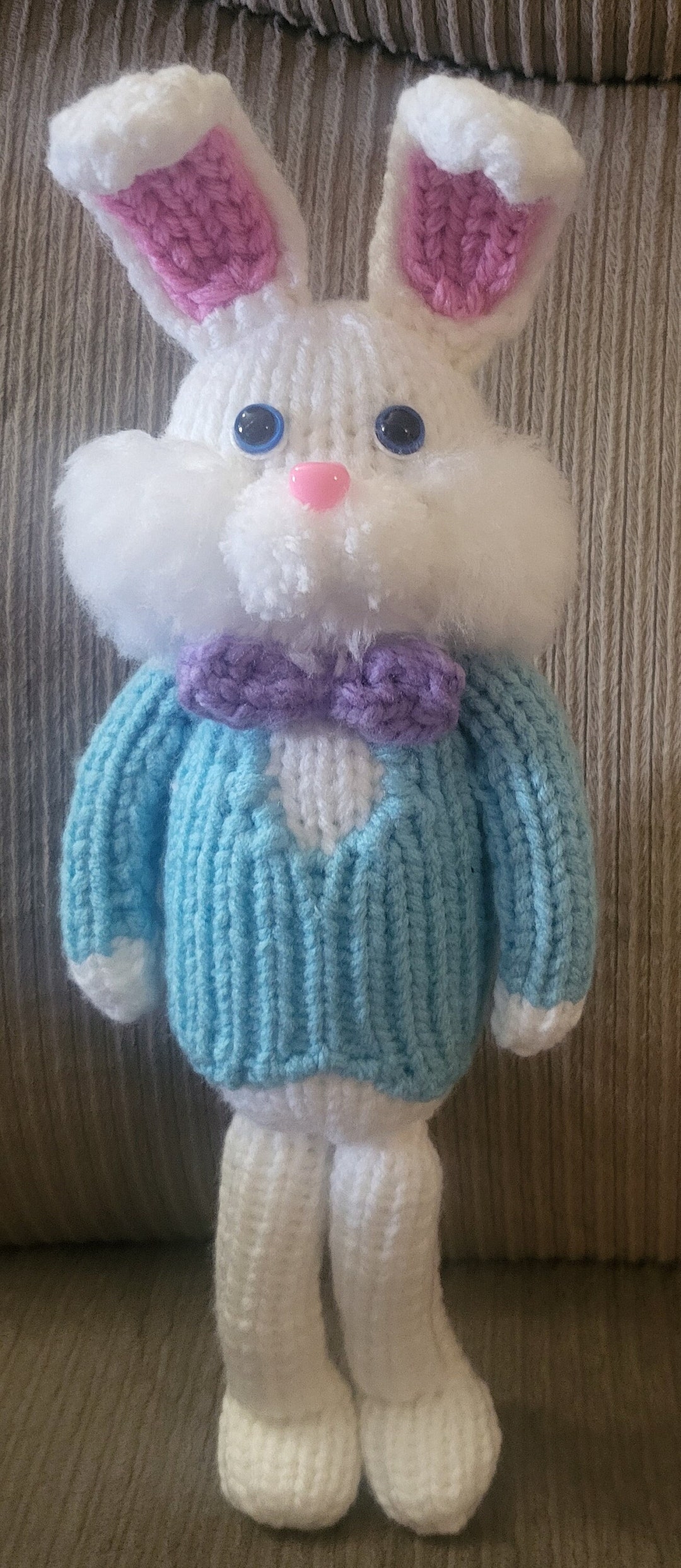 Loom Knit Easter Bunny Pattern - Etsy