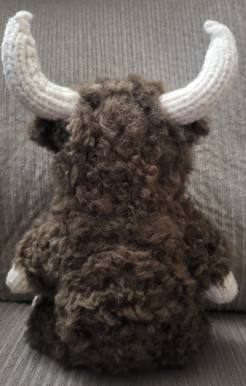 Highland Cow Loom Knit Pattern - Etsy