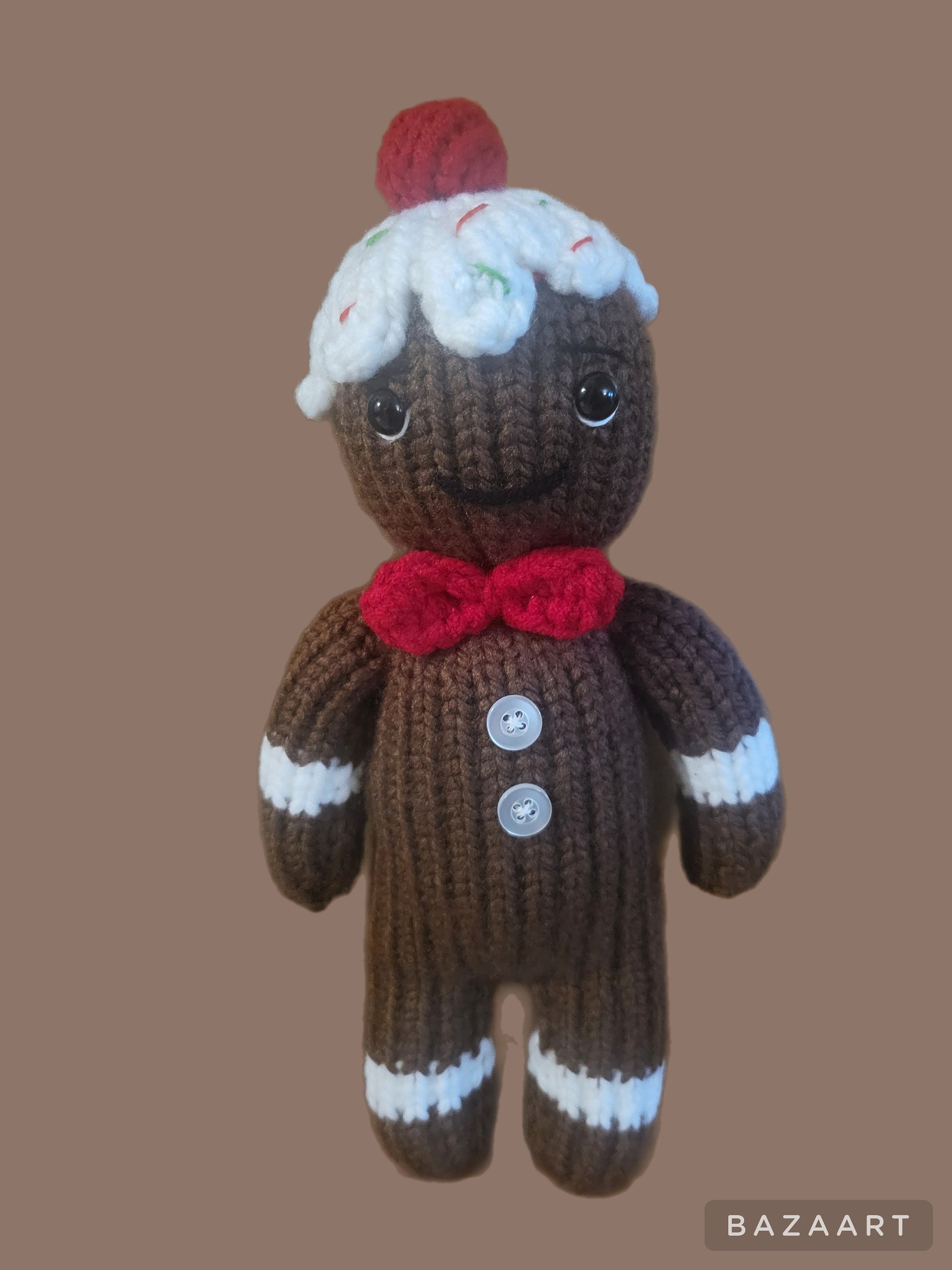 Gingerbread Man Loom Knit Pattern - Etsy