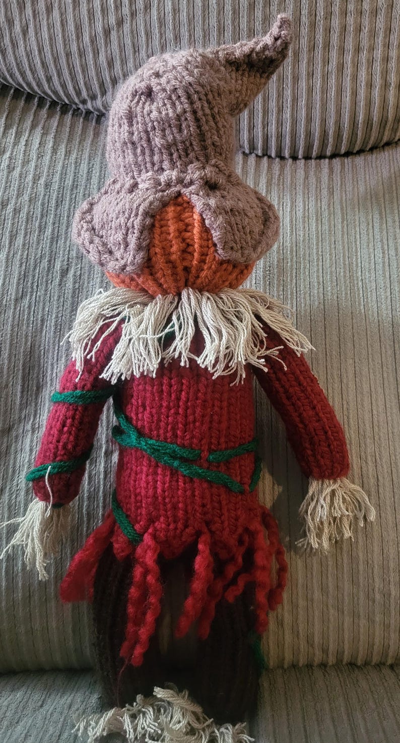 Creepy Scarecrow Loom Knit Pattern - Etsy