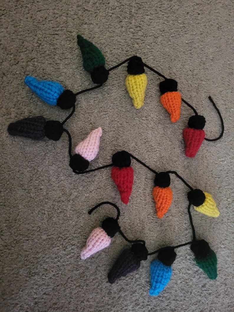 Christmas Light's Loom Knit Pattern - Etsy
