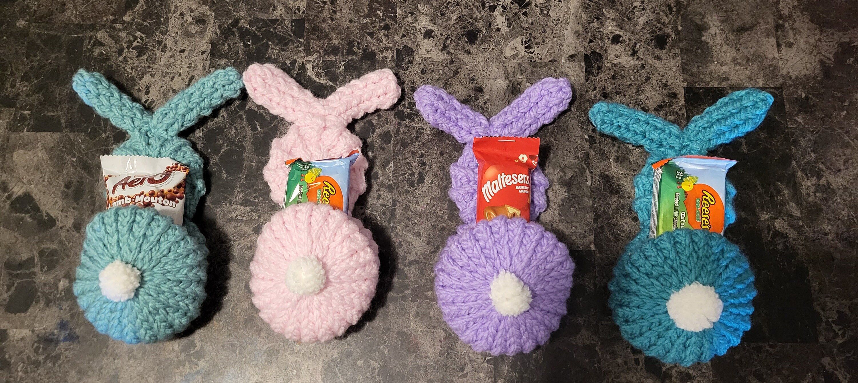 Loom Knit Bunny Pouch(pattern Only) - Etsy