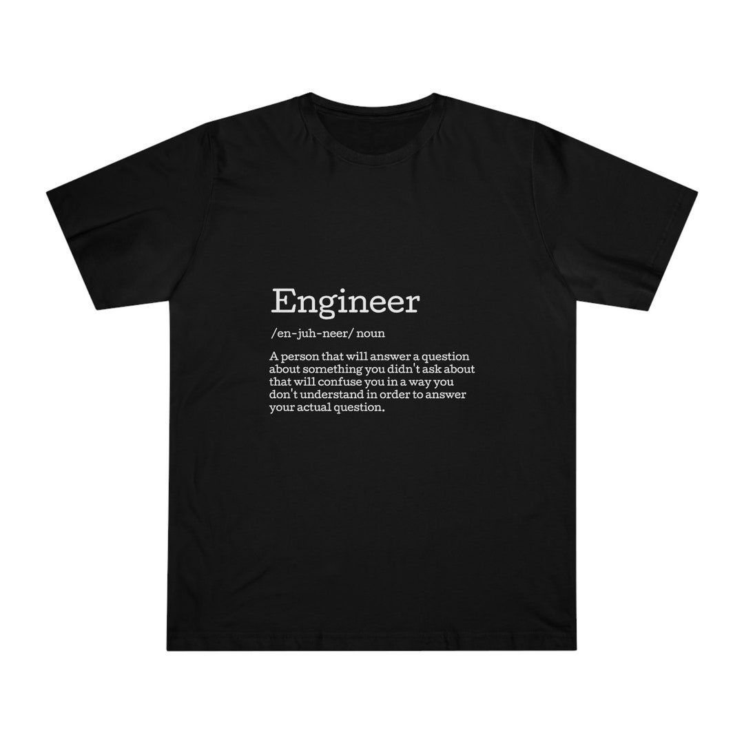 Funny Engineer Definition T-shirt - Etsy