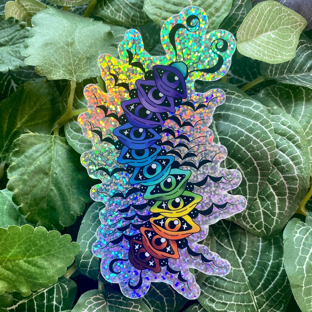 Glitter Centipede Sticker - Etsy