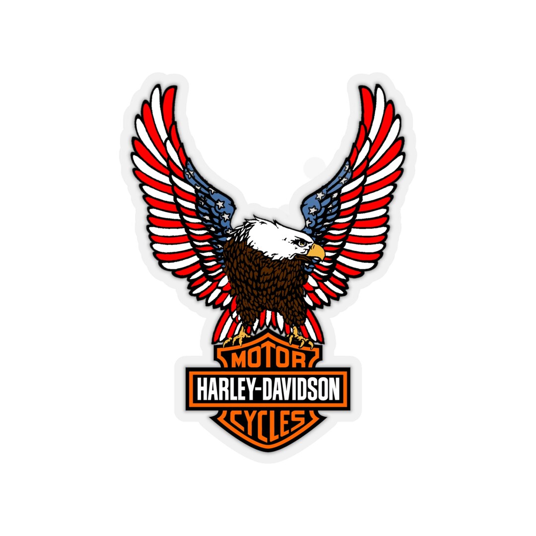 Harley Screaming Eagle USA Harley Davidson Sticker - Etsy