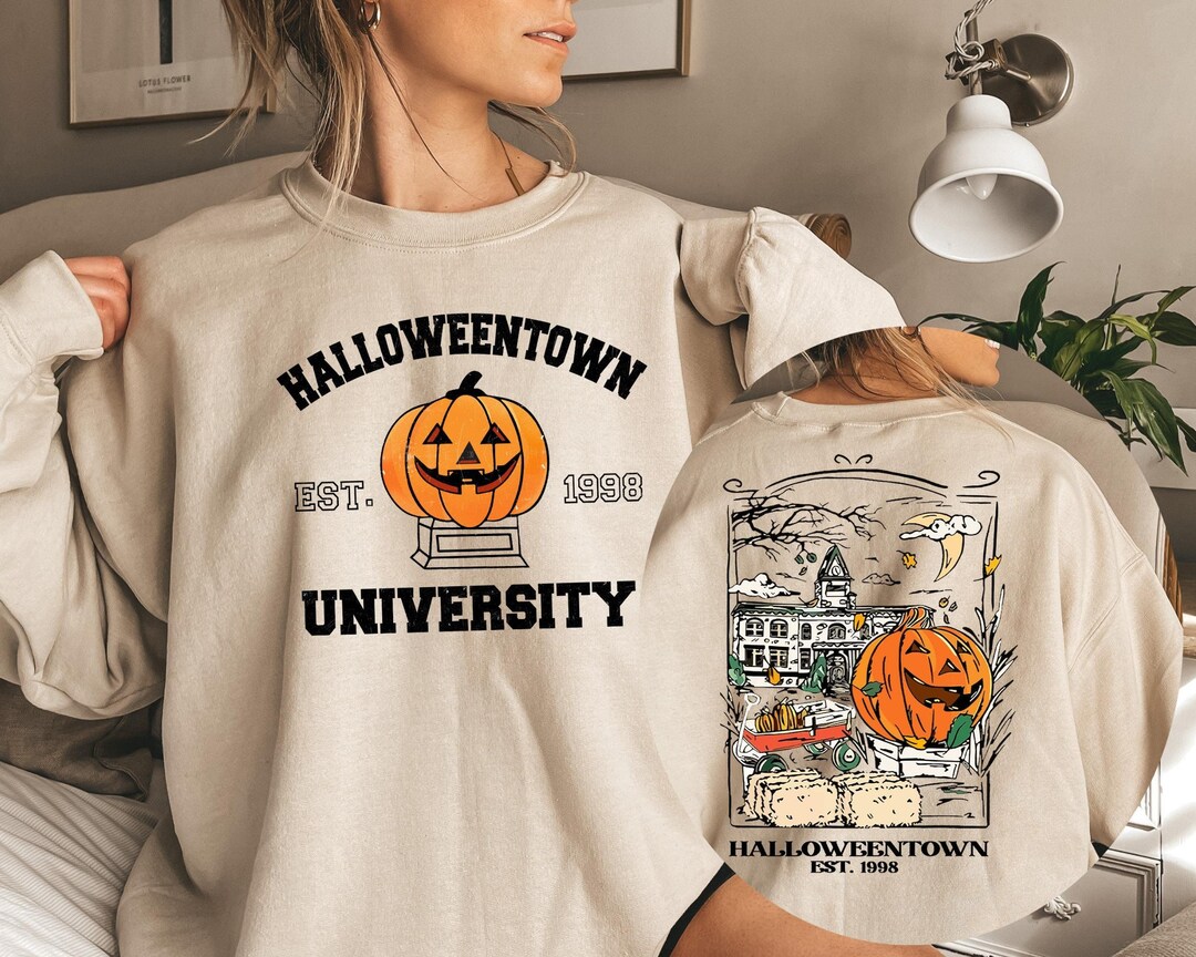 Halloweentown University Sweatshirt Halloweentown Sweatshirt Halloween ...