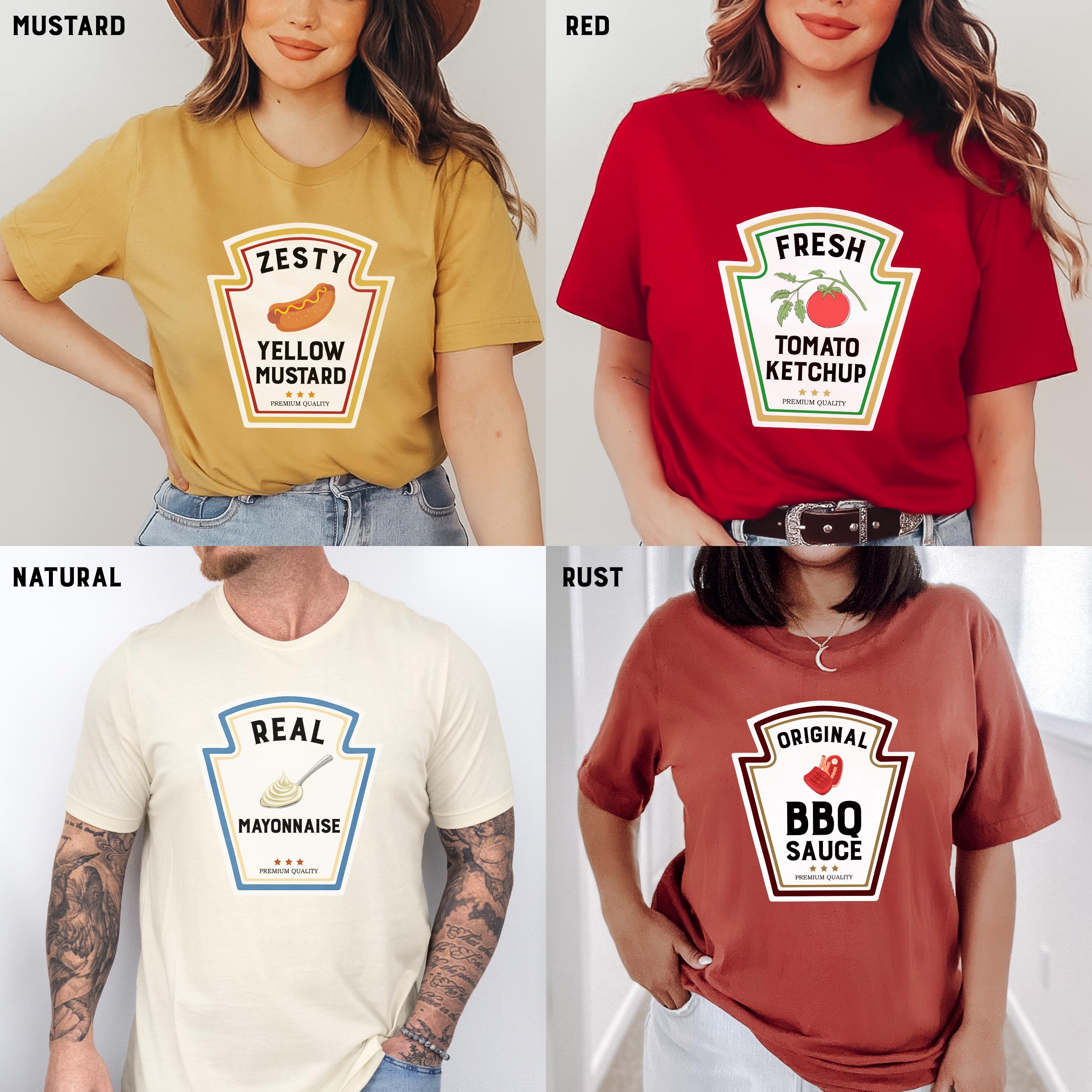 Condiment Shirts Halloween Sauce Shirt Matching Halloween Shirts ...