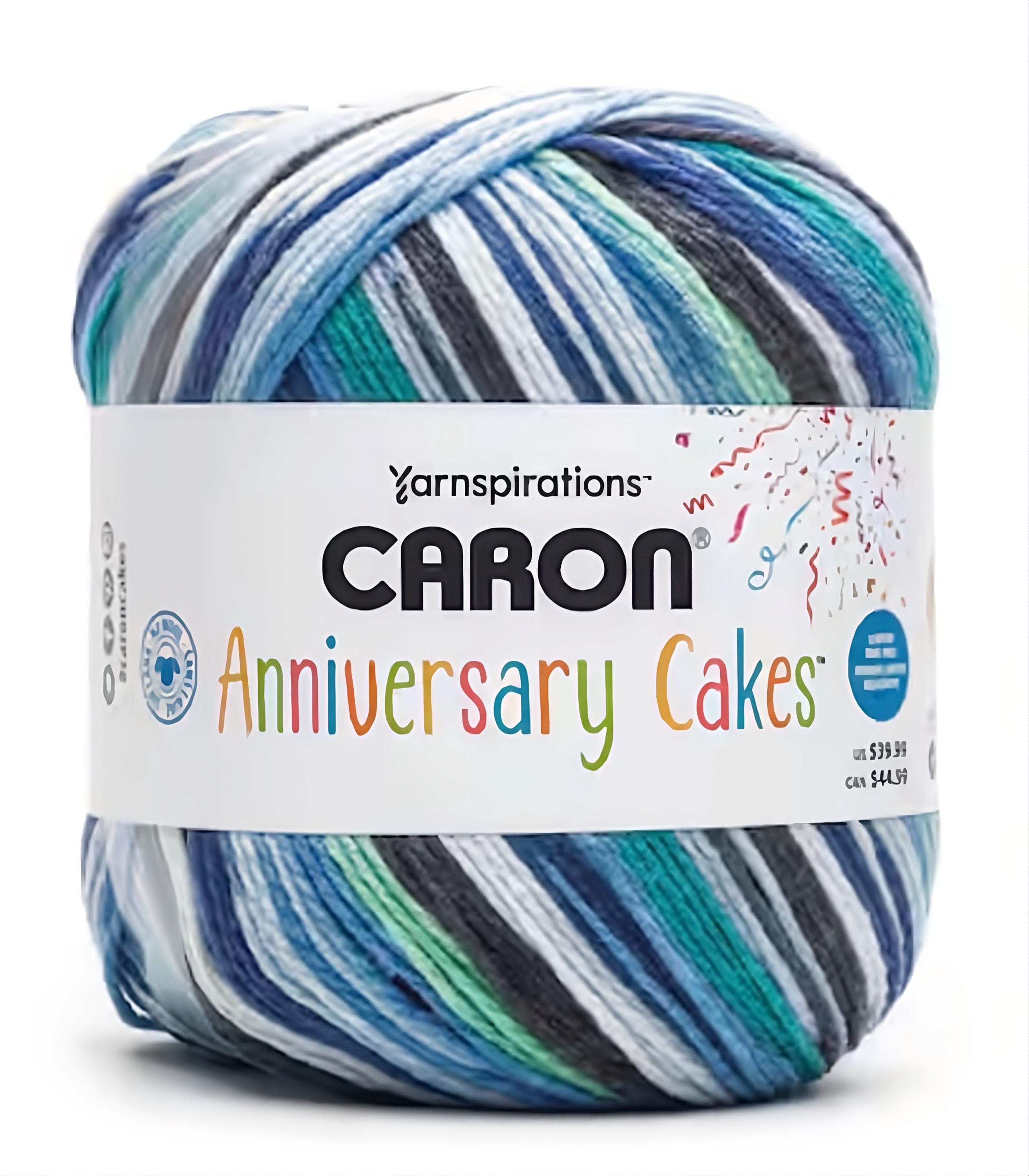 Caron Anniversary Cakes 1000g, 1060 Yards Luxuriously Soft Yarn for ...