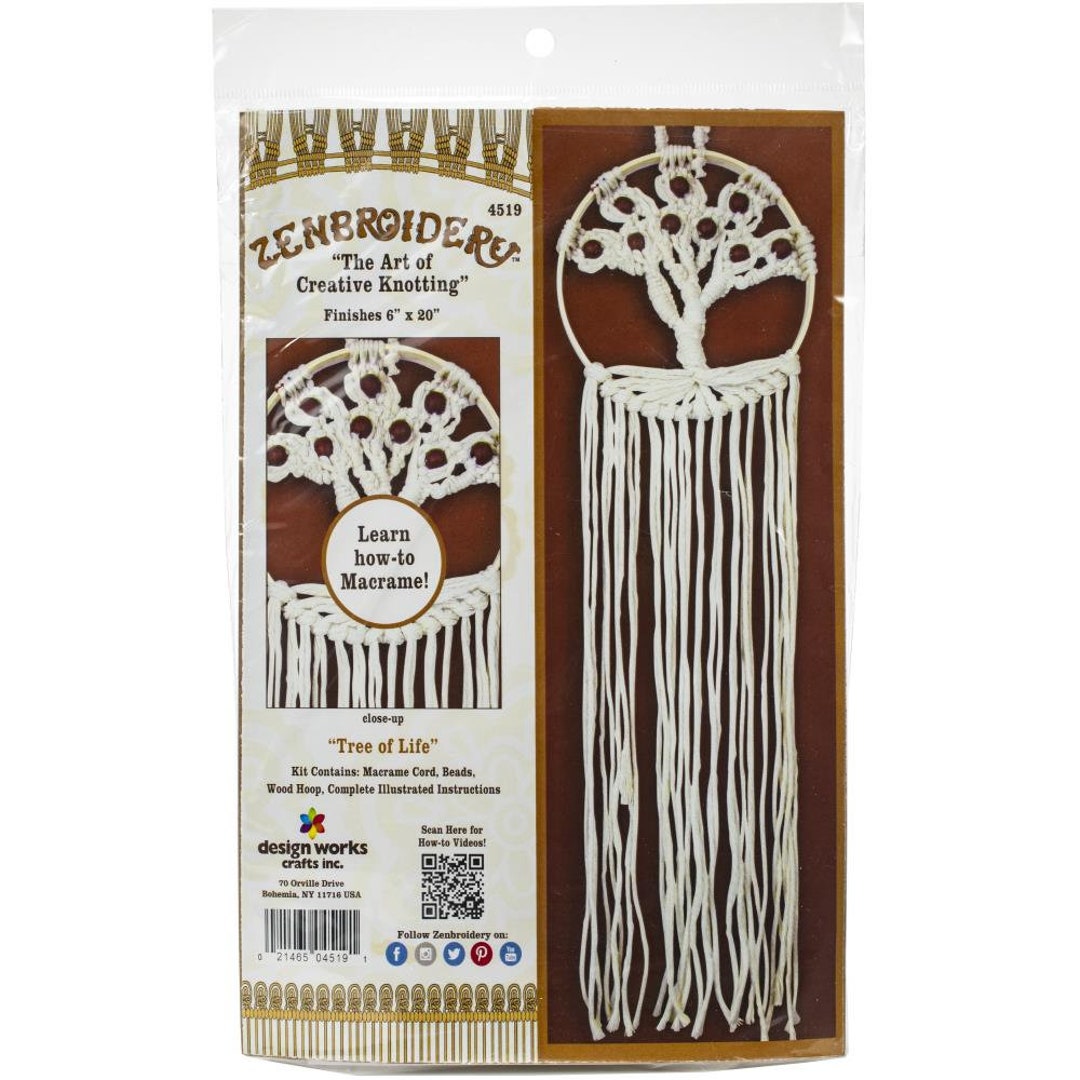 DIY Tree of Life Macrame Wall Hanging Kit 6"x20" - Etsy