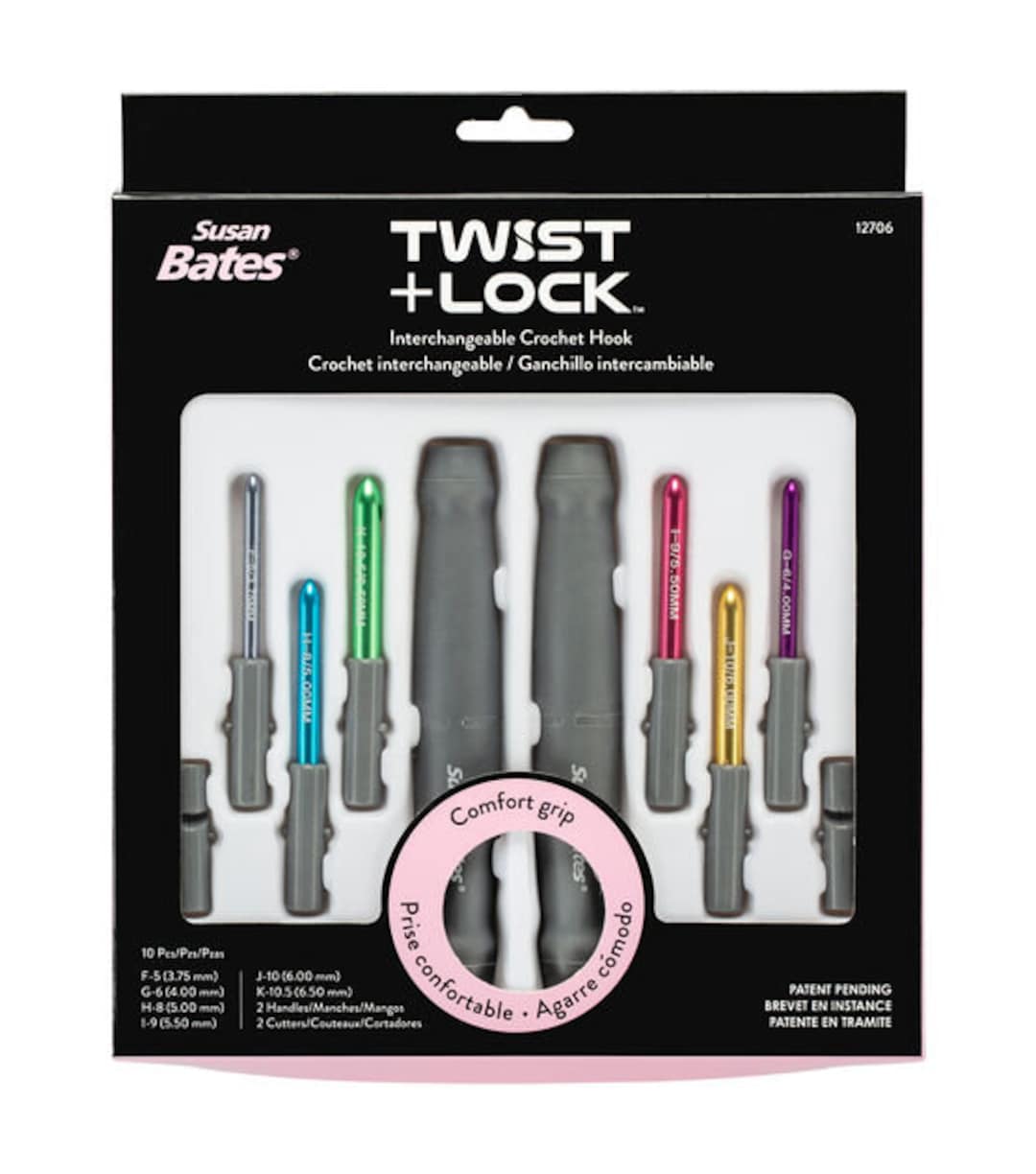 Susan Bates Interchangeable Crochet Hook Set of 6 3.75-6.5 - Etsy