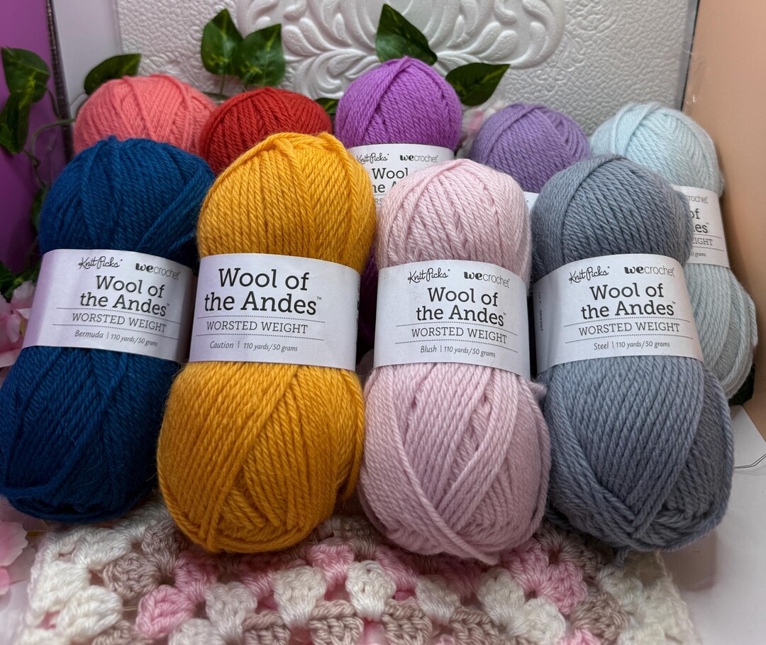 Destash: Knit Picks Pastel Wool of the Andes Lot, 9 Skeins - Etsy