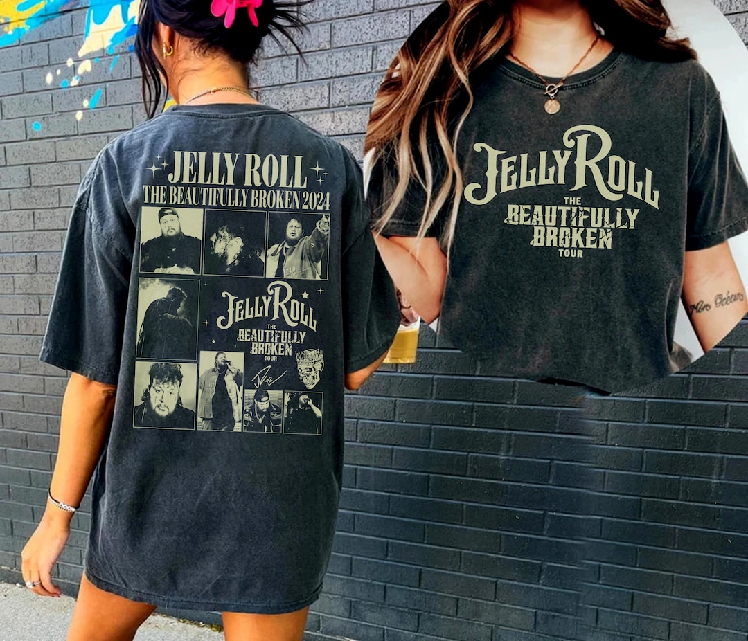 Retro Jelly Roll Singer Shirt, Jelly Roll 2024 Concert Shirt, Jelly ...