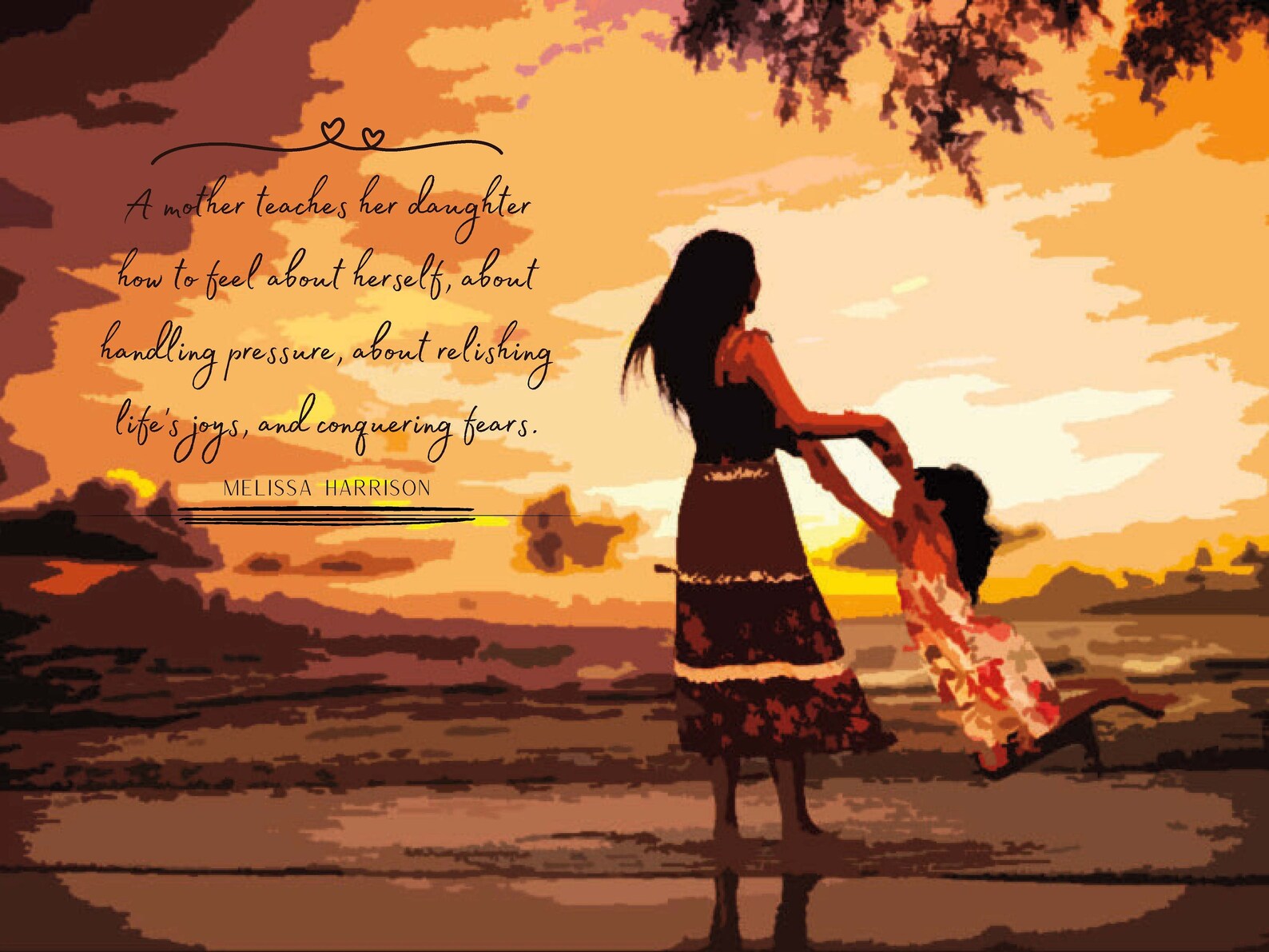 Mother and Daughter Digital Download, Art, Bond, Role Model, Family ...