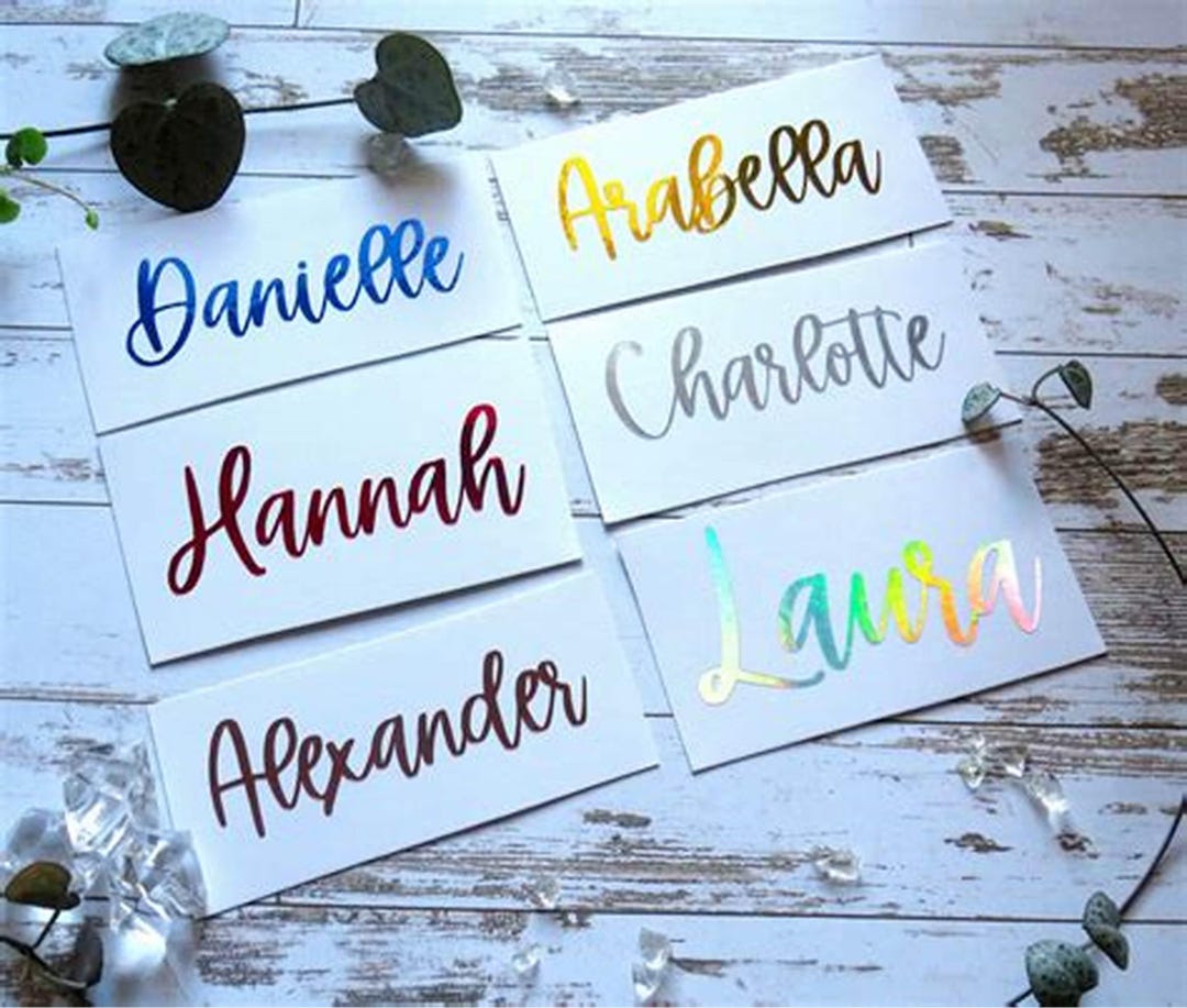 Name Decal, Stickers, Custom Stickers, Custom Name Sticker, Decals for ...