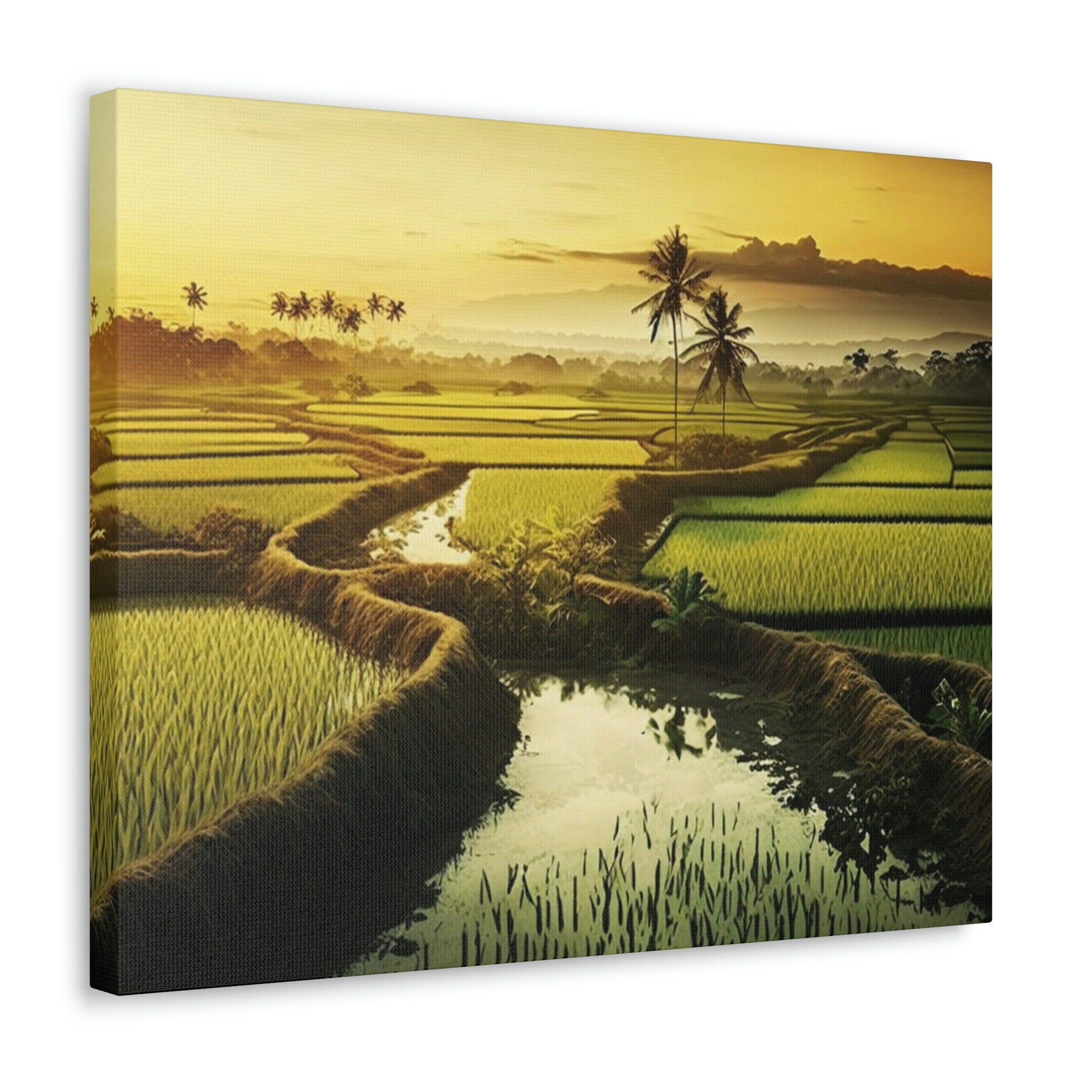 Bali Rice Field Canvas Gallery Wraps - Etsy