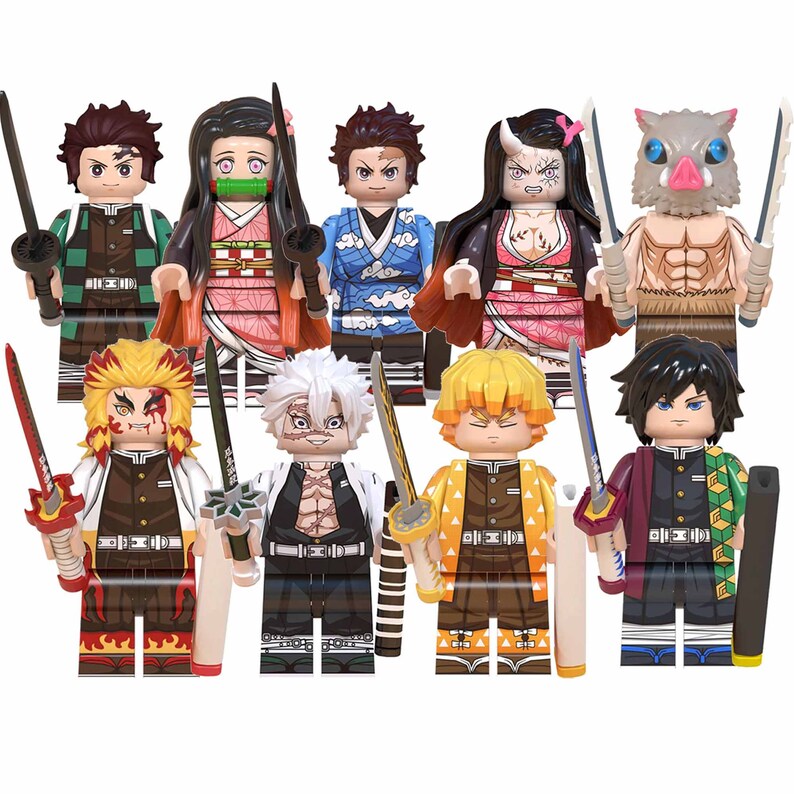 Custom Demon Slayer Minifigure Anime Custom Print Minifig - Etsy