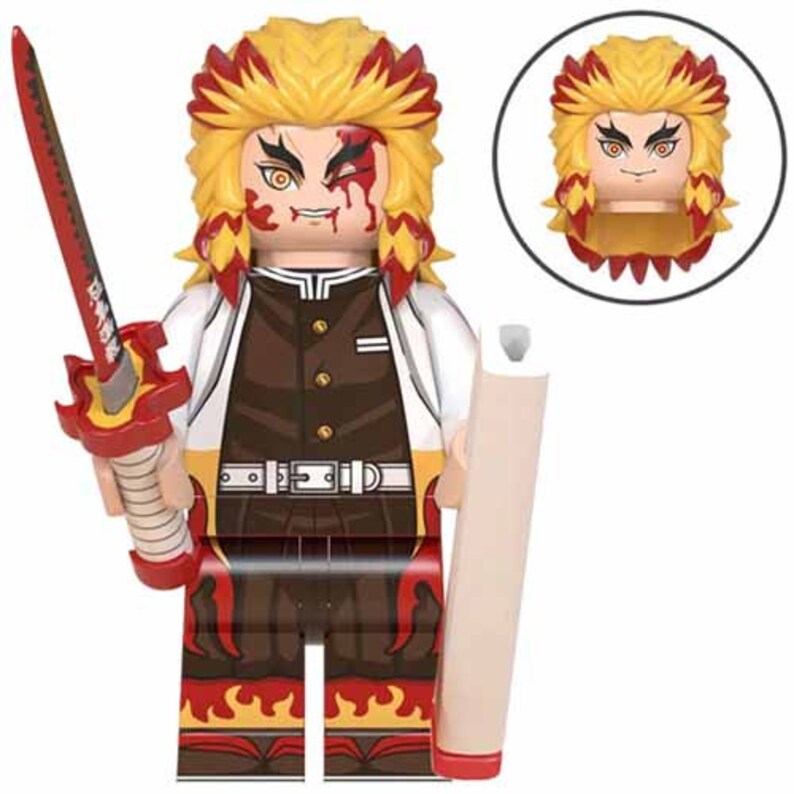 Custom Demon Slayer Minifigure Anime Custom Print Minifig - Etsy
