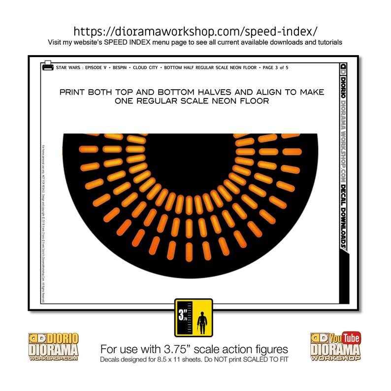 Star Wars Diorama Decals : Bespin Carbon Freeze Chamber - Etsy