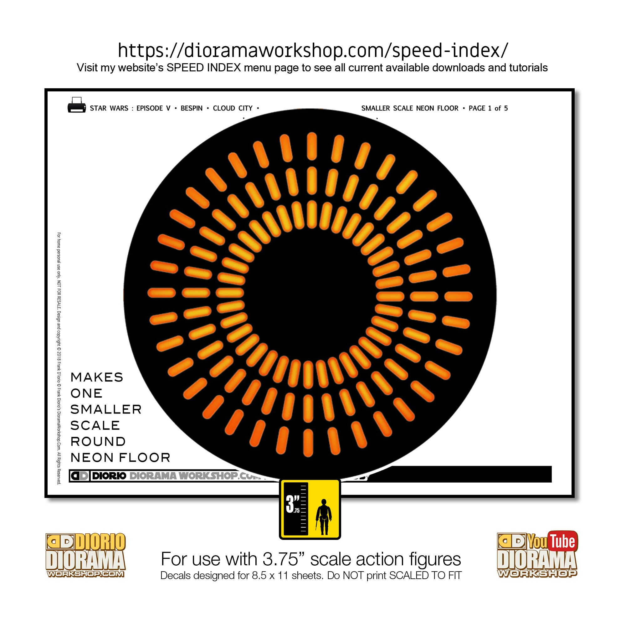 Star Wars Diorama Decals : Bespin Carbon Freeze Chamber - Etsy