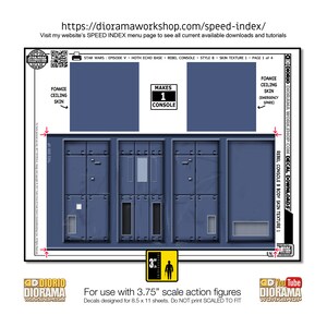 Star Wars Diorama Decals : Hoth Echo Base Console B - Etsy