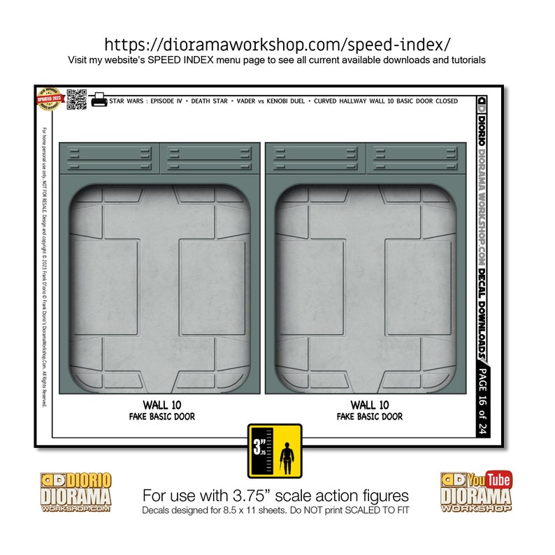 Star Wars Diorama Decals : Death Star Vader Vs Kenobi - Etsy Australia