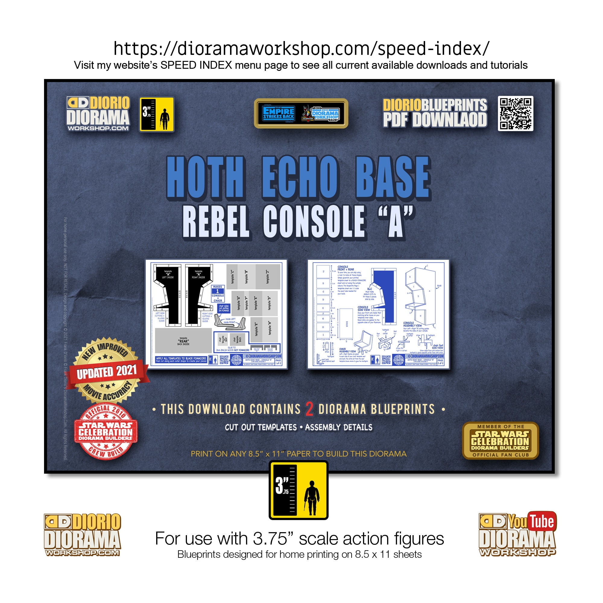 Star Wars Diorama Kit : Hoth Echo Base Console A - Etsy