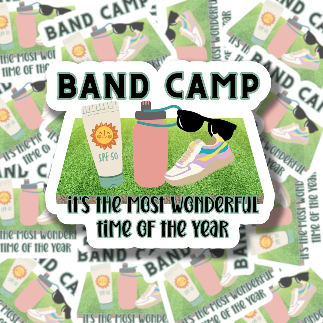 Marching Band Sticker, Band Camp Sticker, Band Humor Sticker, Water ...
