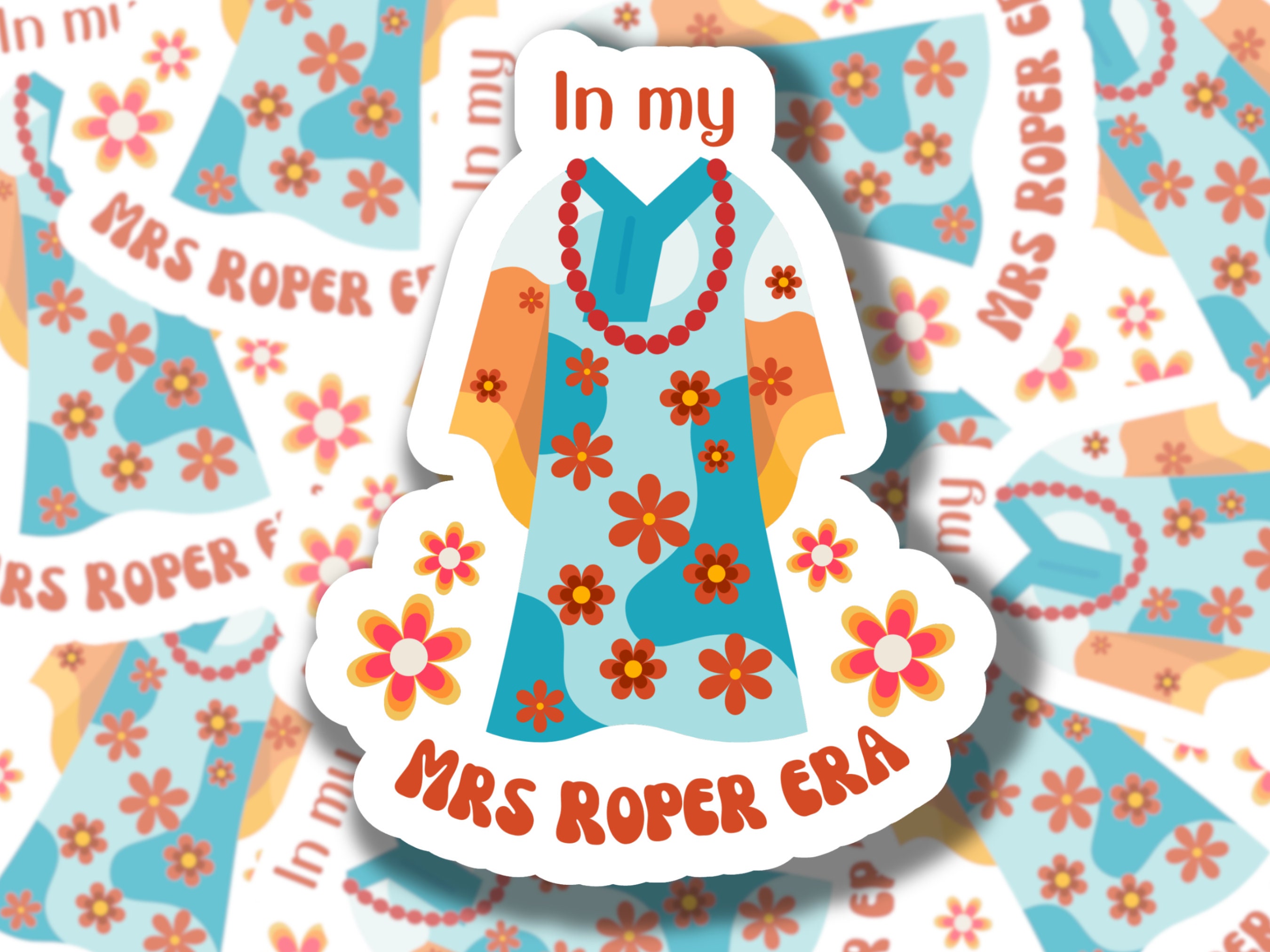 Mrs Roper Era Funny Sticker Laptop Sticker Die Cut Sticker Planner ...