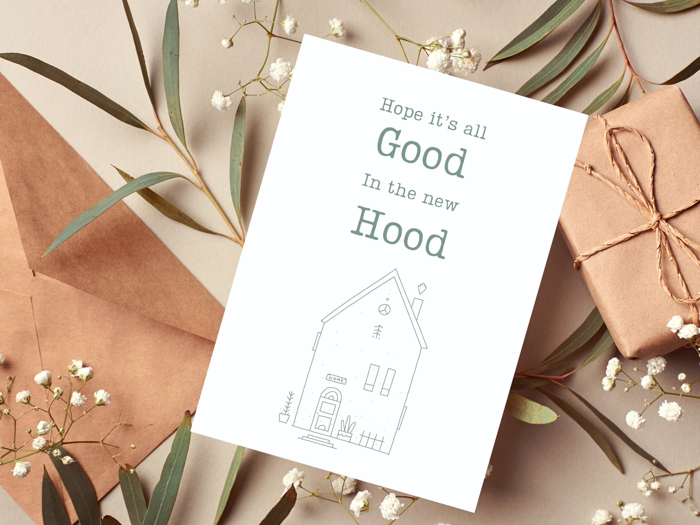 New Home Card Congrats on Your New Home Funny Greeting Card Card for ...