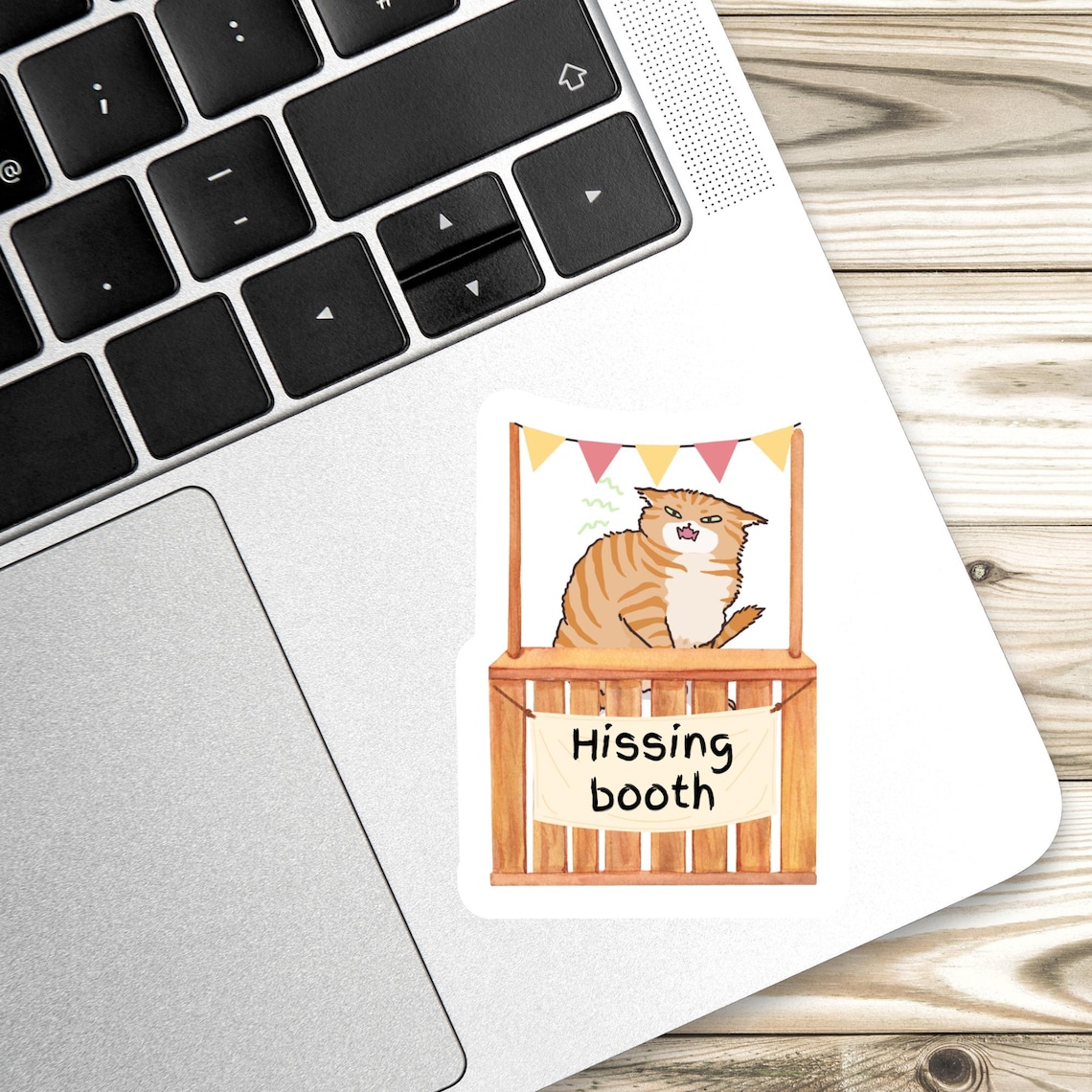 Funny Cat Sticker, Laptop Sticker, Gift for Cat Lover, Planner Sticker ...