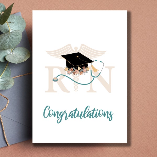 Handmade Nurse Graduation Card - Etsy