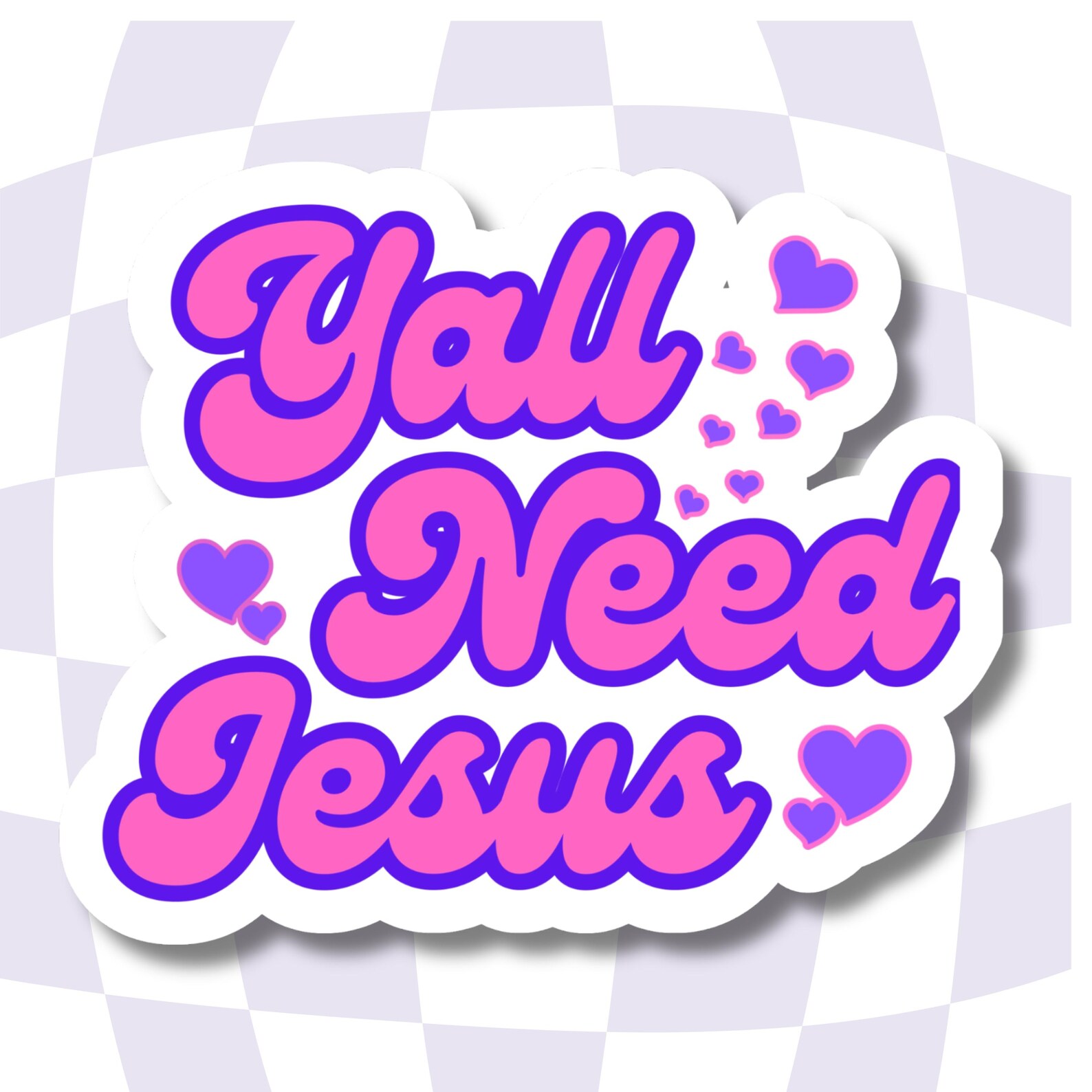 Y’all Need Jesus Sticker, Bible Verse Sticker, Inspirational Sticker ...