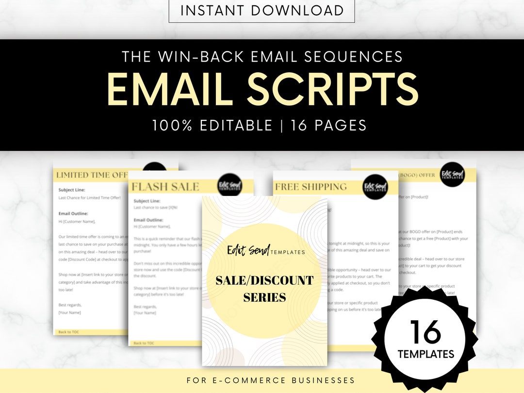 Sale Email Marketing Templates L Discount Emails L Ecommerce Email ...