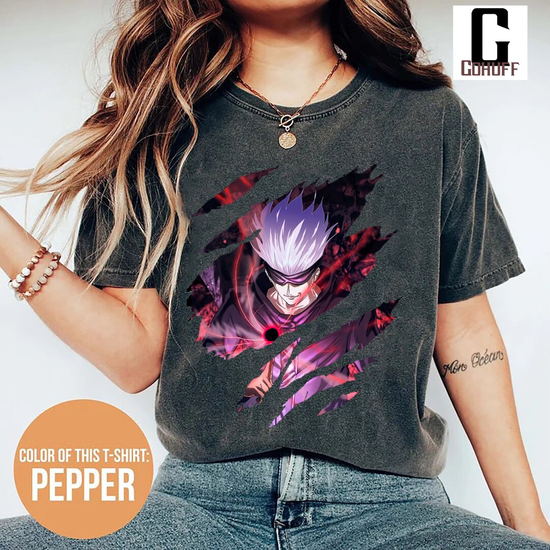 Jjk Gojo Sensei Anime Lover Shirt Japanese Vintage Shirt - Etsy