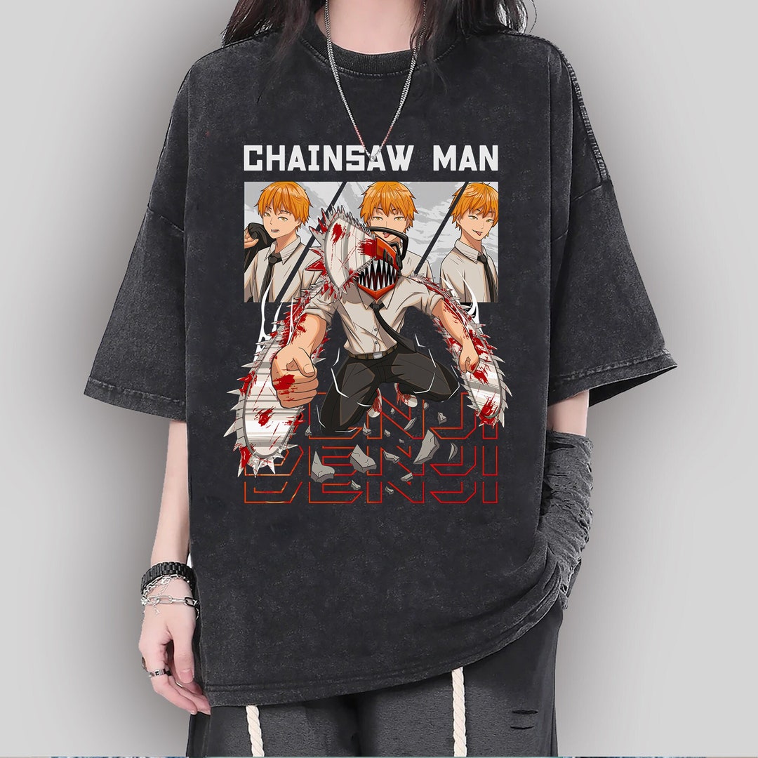 Chainsaw Man Shirt, Denji Chainsaw Man Shirt, Chainsaw Man T-shirt ...