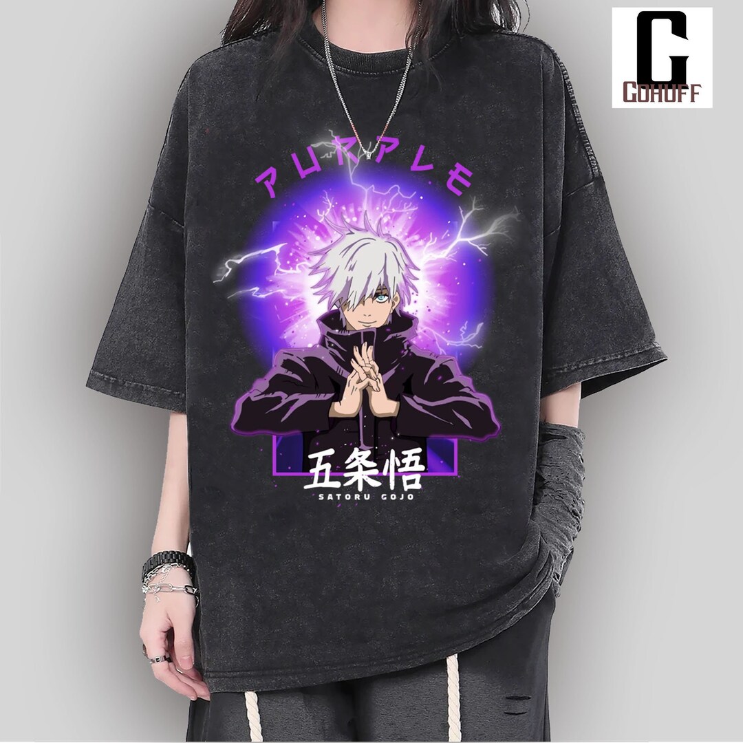 Satoru Gojo Anime Japanese Shirt Anime Lover Shirt Anime - Etsy