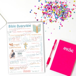 Bible Study for Kids Printable Bible Summary Children Read the Bible ...