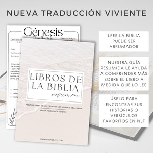 Spanish Books of the Bible Summary Guide Digital Bible Study En Espanol ...