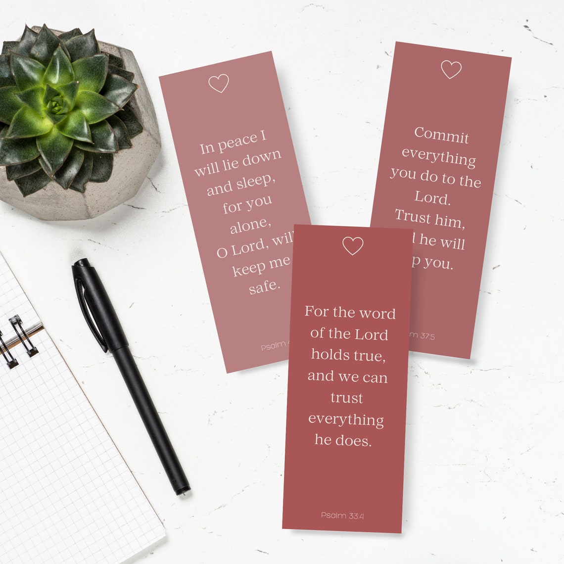 Digital Bookmarks Bible Verse Printable Scripture Bookmarks Download ...