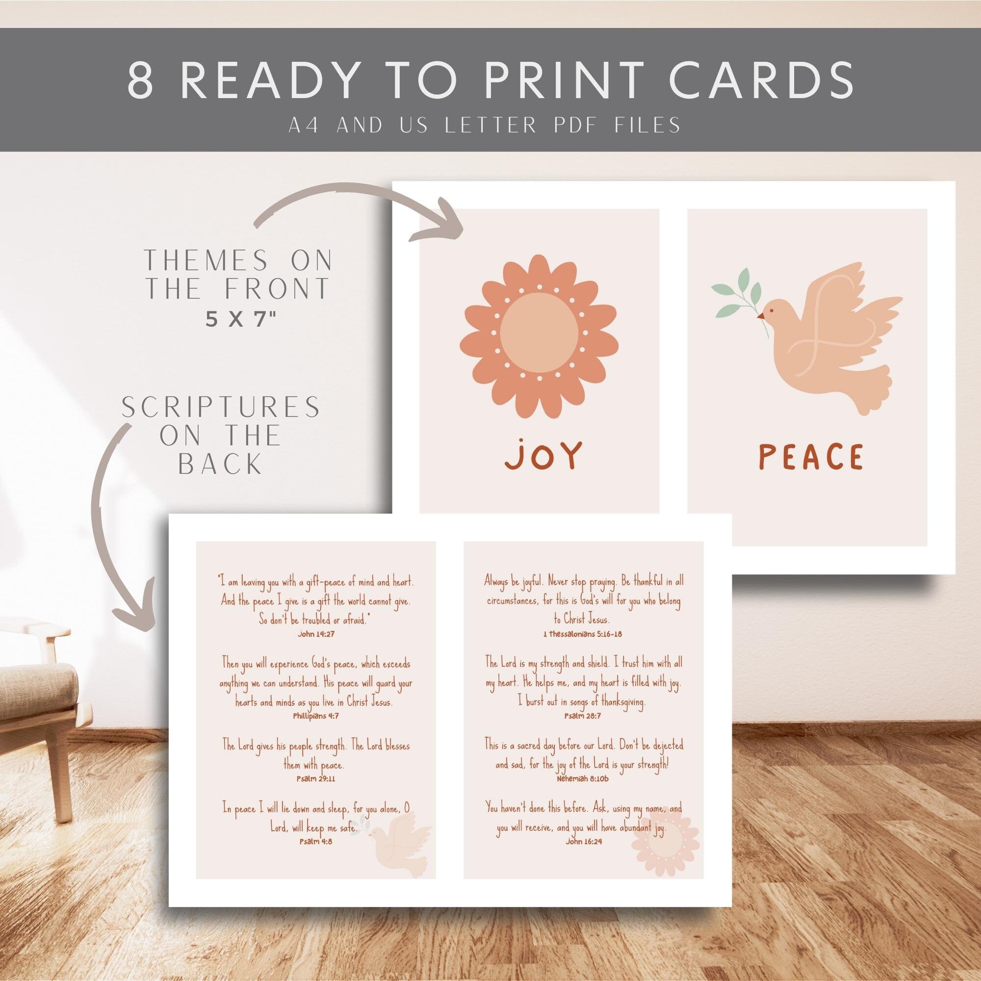 Kids Scripture Cards, Printable Bible Verse, Memory Verse Cards - Etsy