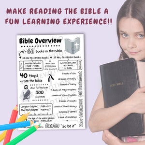 Bible Study for Kids Printable Bible Summary Children Read the Bible ...