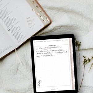Digital Bible Study Journal Bible Study Template Bible Verse Mapping ...