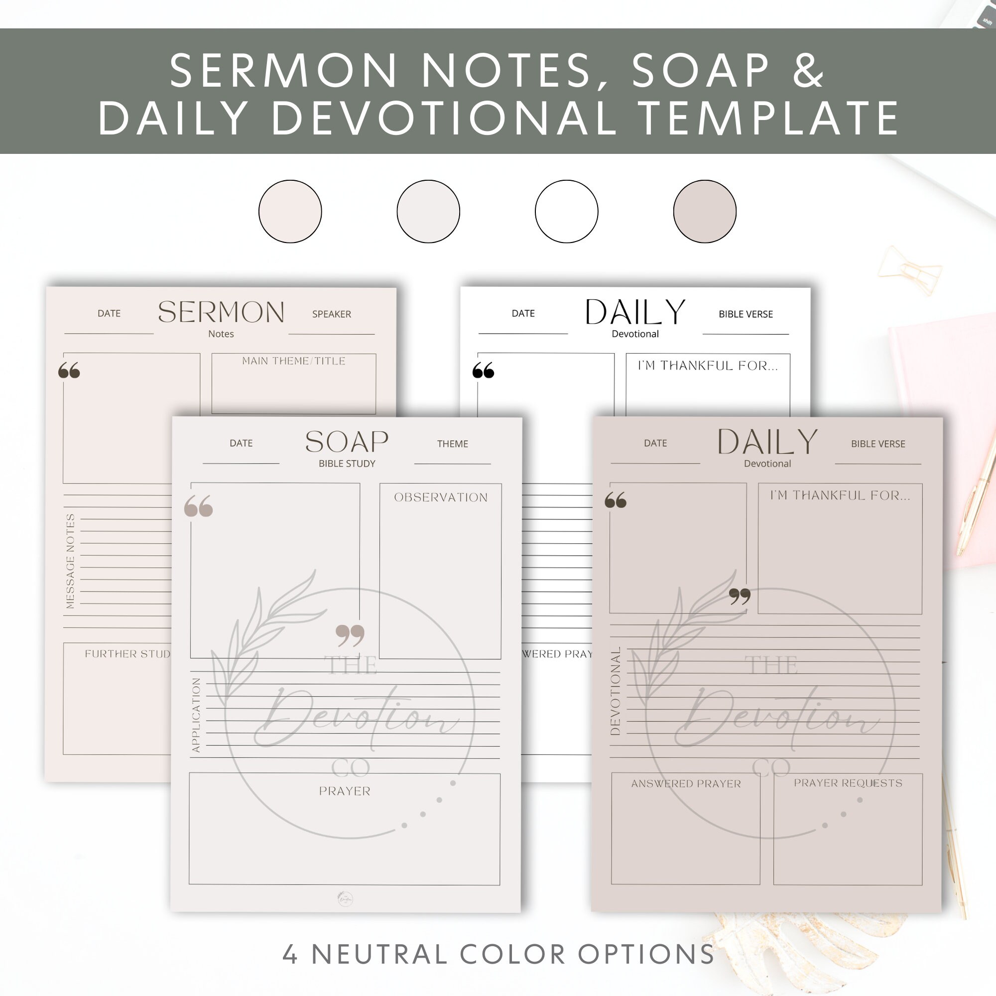 Bible Study Bundle Digital Bible Study Guide Printable Bible - Etsy