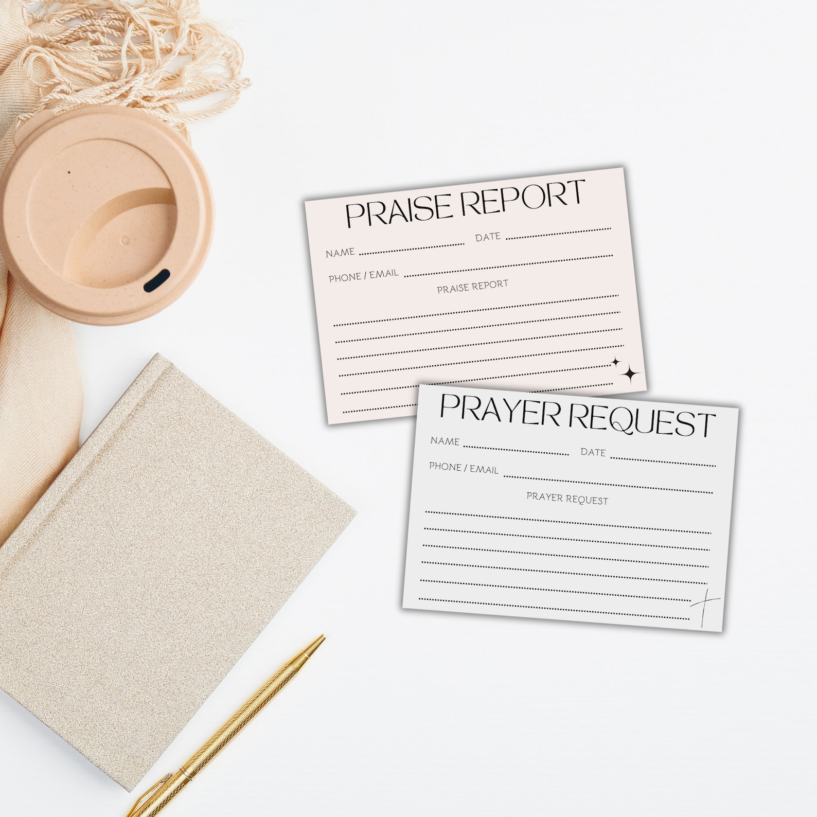 Printable Prayer Request Cards Praise Report Card Printable Church ...