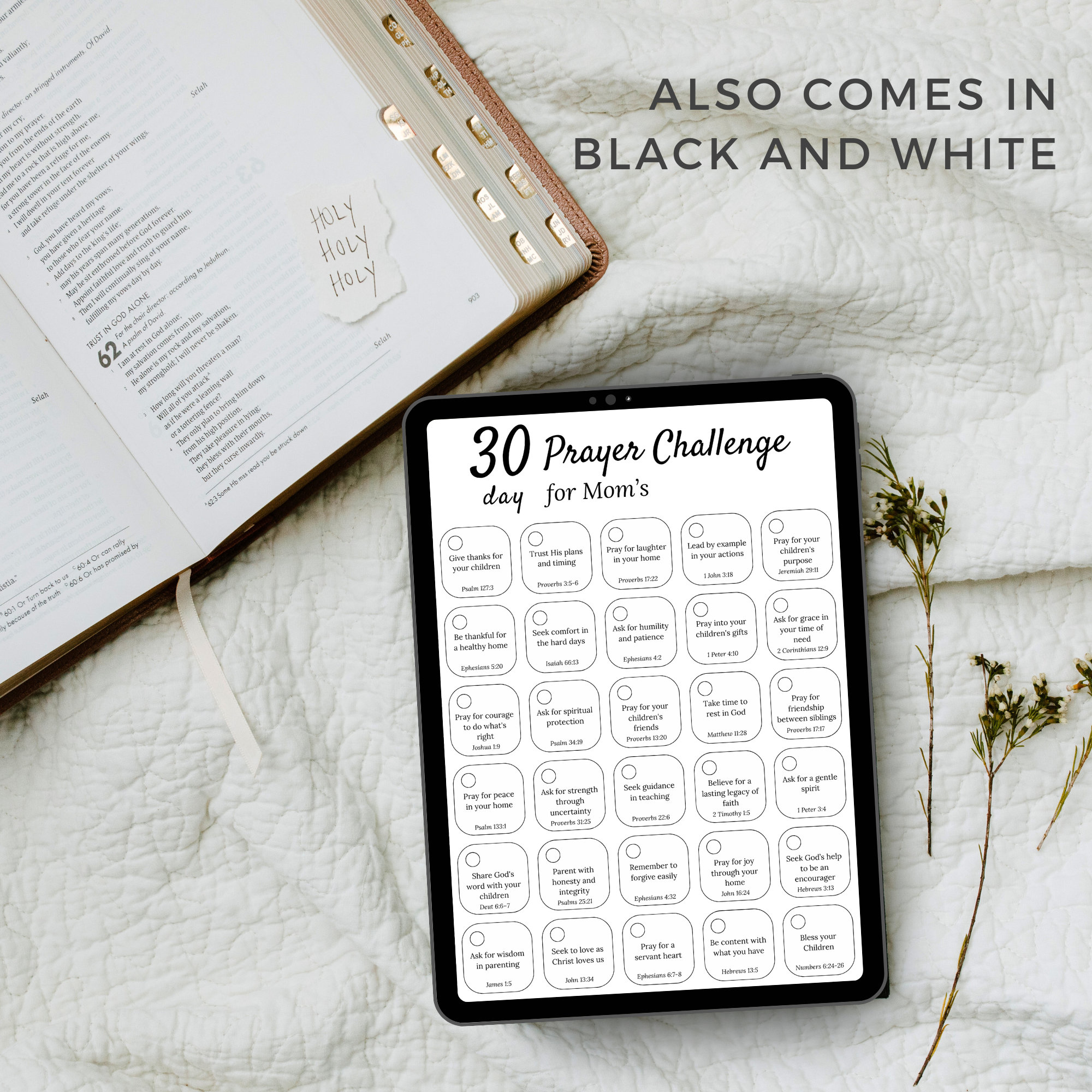 30 Day Prayer Challenge for Mom Daily Prayer Printable Christian Mama ...