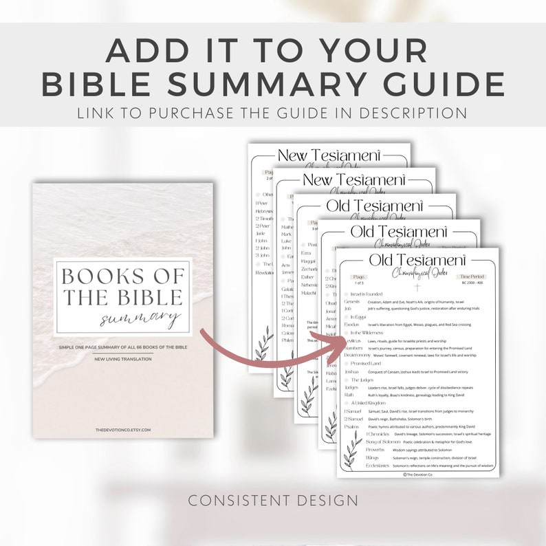 Chronological Bible Summary Bible Order Printable Bible Reading Plan ...