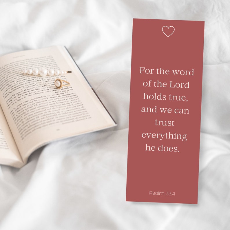 Digital Bookmarks Bible Verse Printable Scripture Bookmarks Download ...