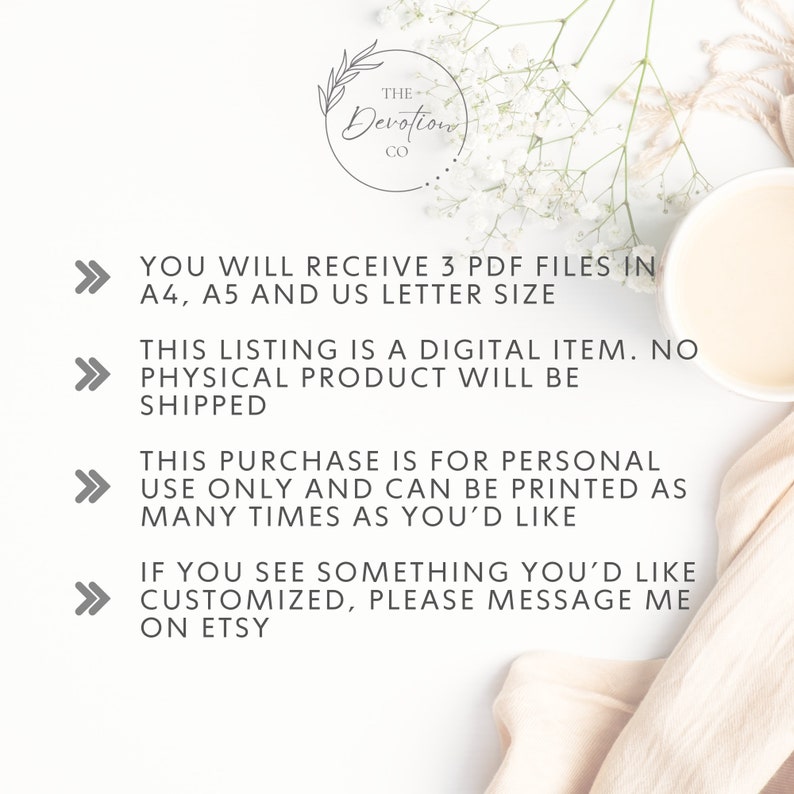 SOAP Bible Study Printable Christian SOAP Template Digital - Etsy