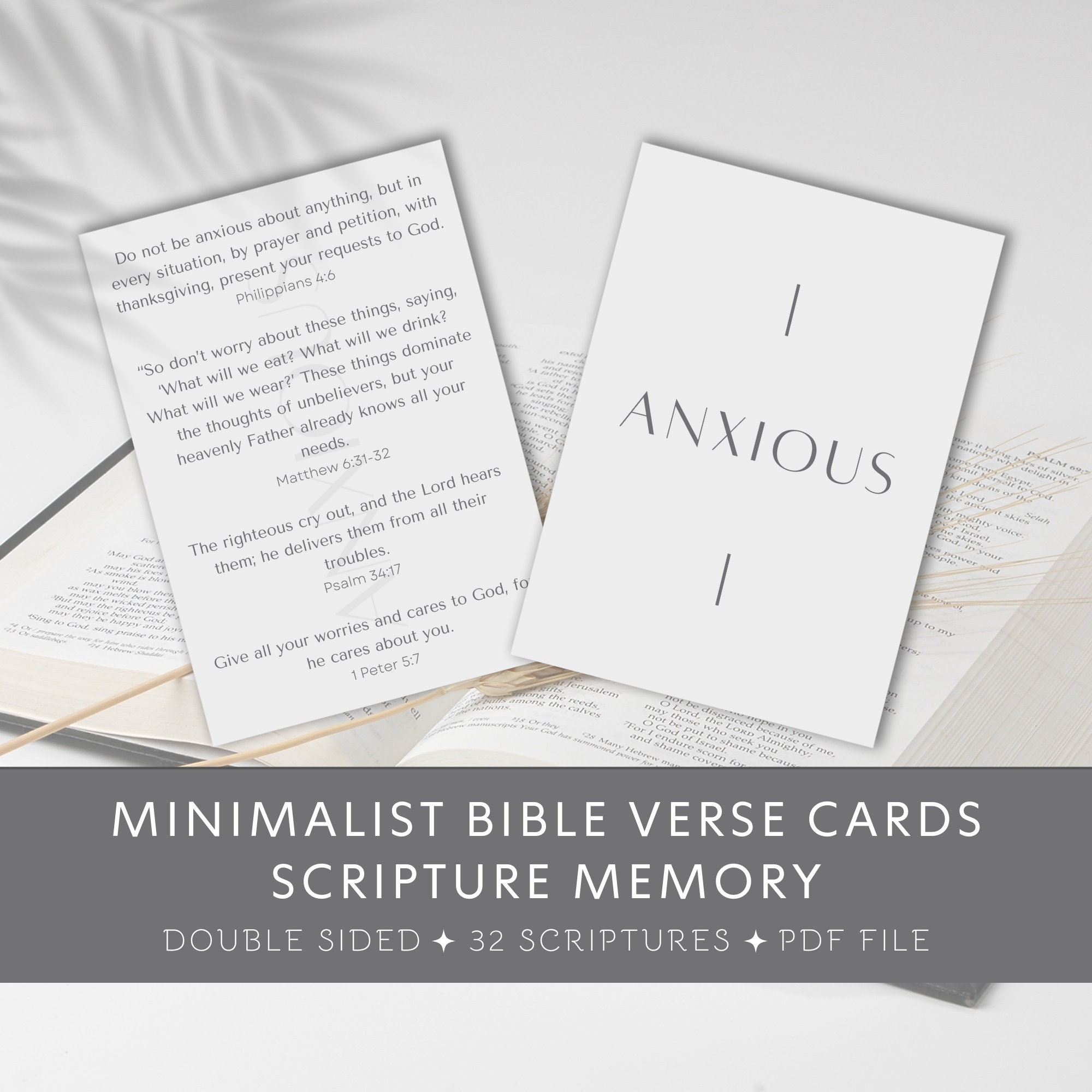 Printable Bible Scripture Cards, Encouraging Bible Verse Cards, Bible ...