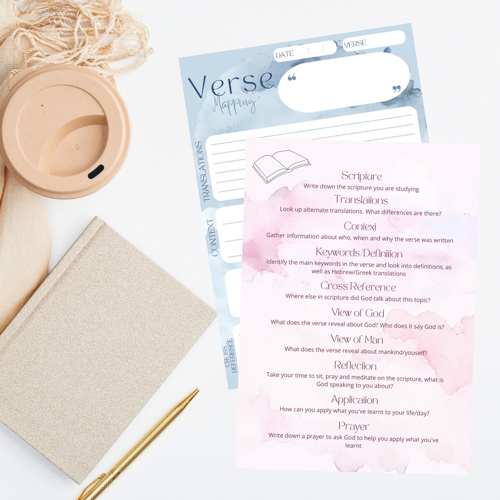 Printable Bible Verse Mapping Template Scripture Mapping - Etsy Canada